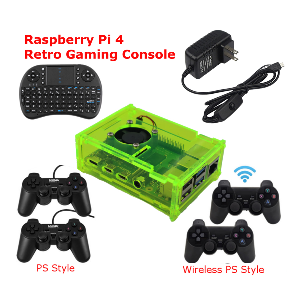 Raspberry Pi Retro Gaming Console Fully Loaded RPI4 4GB - LevelUpRetroMart|Retro Game Consoles ...