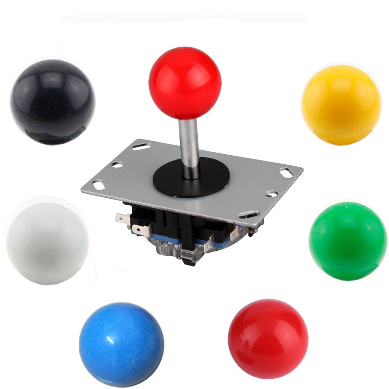 Arcade Joystick 2Pin DIY Joystick 8 Way Joystick Fighting Stick Parts ...