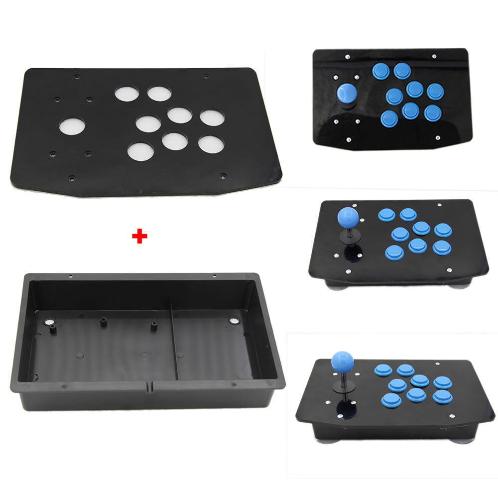 DIY Arcade Joystick Kits Part 8 Buttons Arcade Joystick Acrylic Panel ...